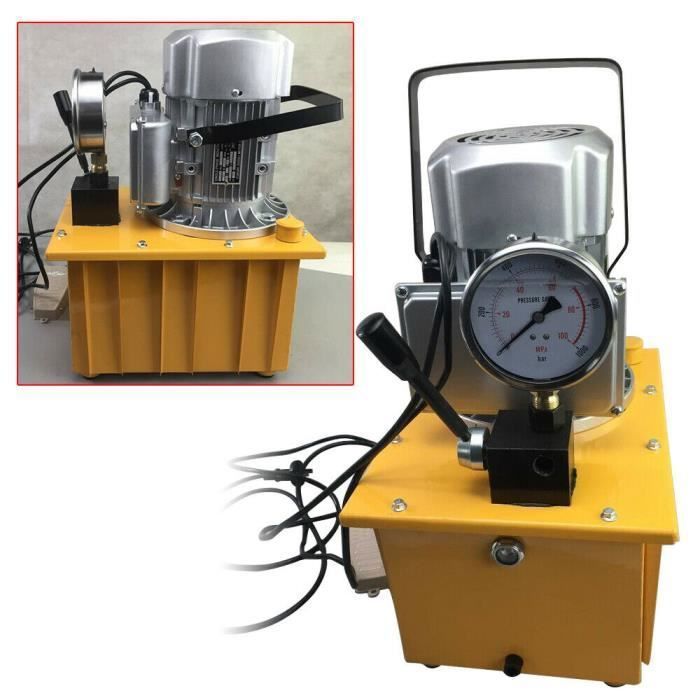 Pompe hydraulique électrique - 750W - Groupe hydraulique - 700Bar 7L ...