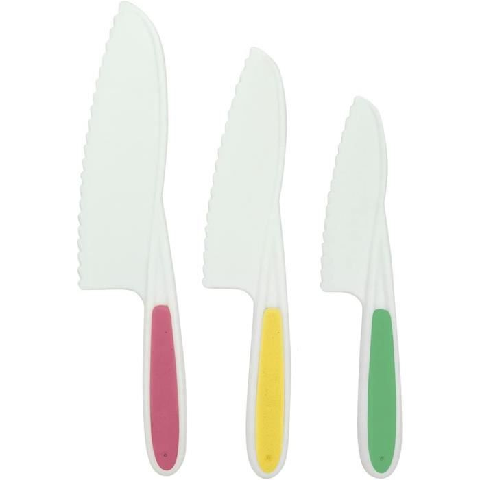44898 Set De 3 Couteaux De Cuisine Et De Pâtisserie Pour Enfants En ...