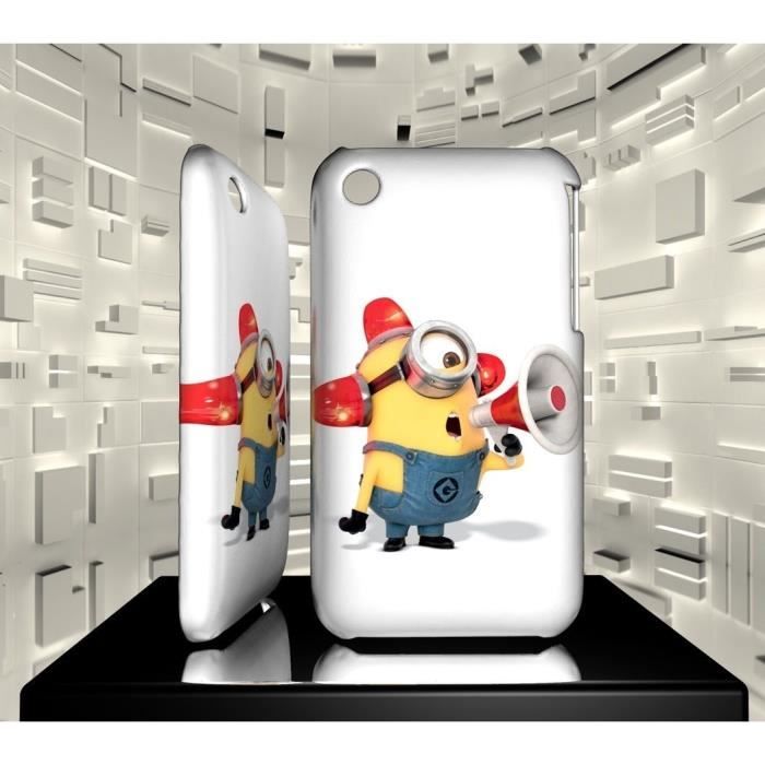 Coque iPhone 3 3GS IPH03 003 005 030 MINIONS - Cdiscount Téléphonie