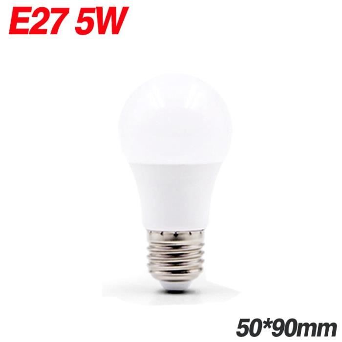 (E27 5W 220V|Warm White)Ampoule à LED IC à Lumière Blanche Froide ...