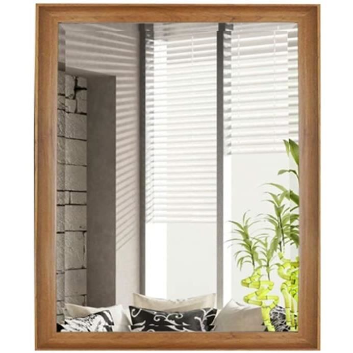 JJJJD Miroir Vintage en bois massif - Miroir mural Shabby Chic ...