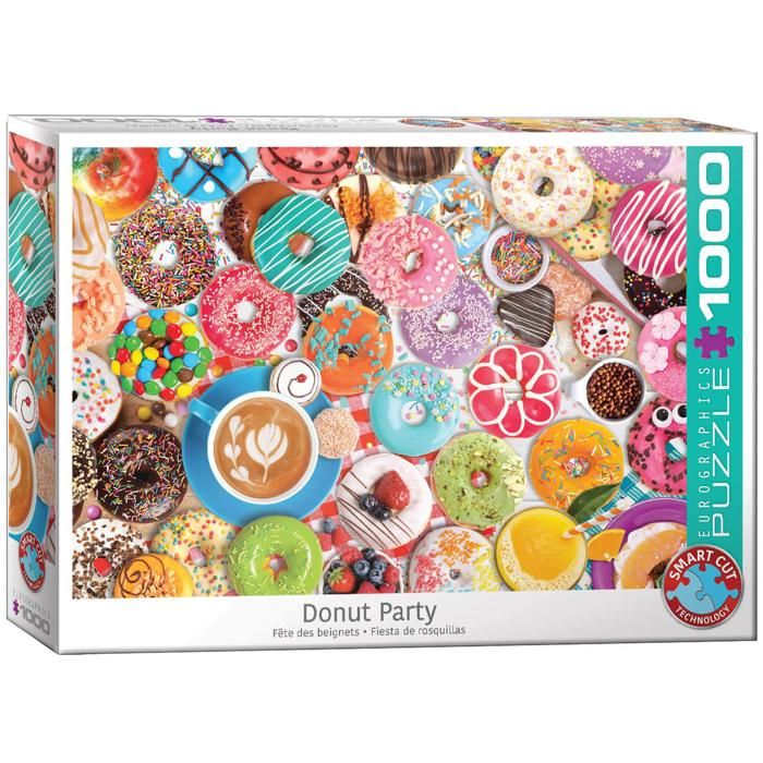 Puzzle 1000 pièces : Fête de beignets - Cdiscount Jeux - Jouets