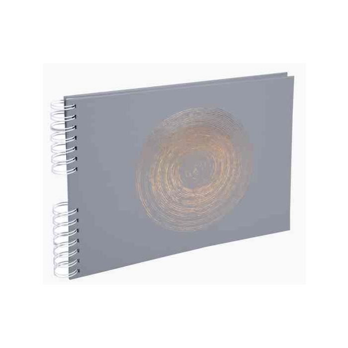 EXACOMPTA Album photo spirale Ellipse gris 320 x 220 mm - 150 photos ...