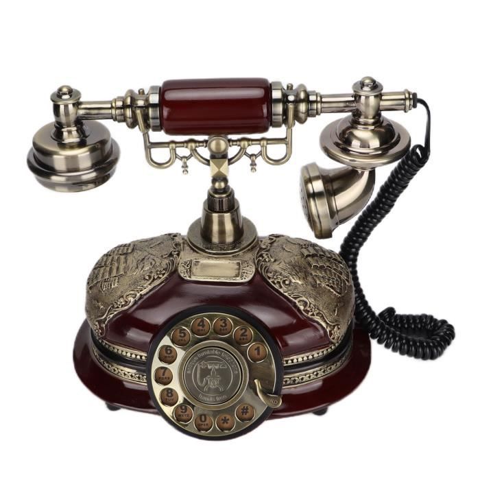Fdit téléphone rétro européen classique Téléphone classique européen à ...