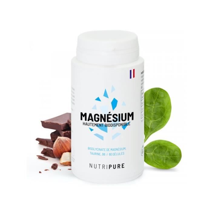 NUTRIPURE - Complément Alimentaire Magnesium B6 - 60 Gélules ...