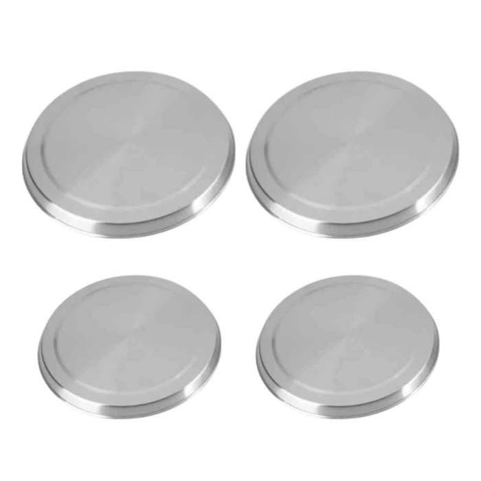 INF Couvercle de poêle en acier inoxydable, pack de 4 - Cdiscount Maison