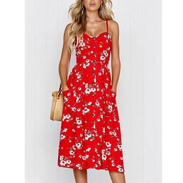 Robe,2020 été femmes décontracté rétro soleil robe bohême Sexy robes ...
