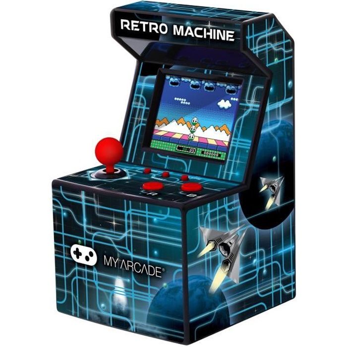 Mini borne d'arcade RETRO MACHINE - 200 jeux inclus - Myarcade ...