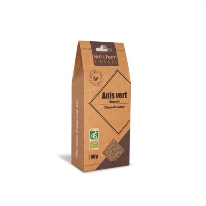 Nat & Form Tisane Anis Vert Semence Bio 90g - Cdiscount Jardin