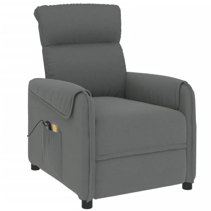 Omabeta Fauteuils électriques Fauteuil De Massage Inclinable Gris