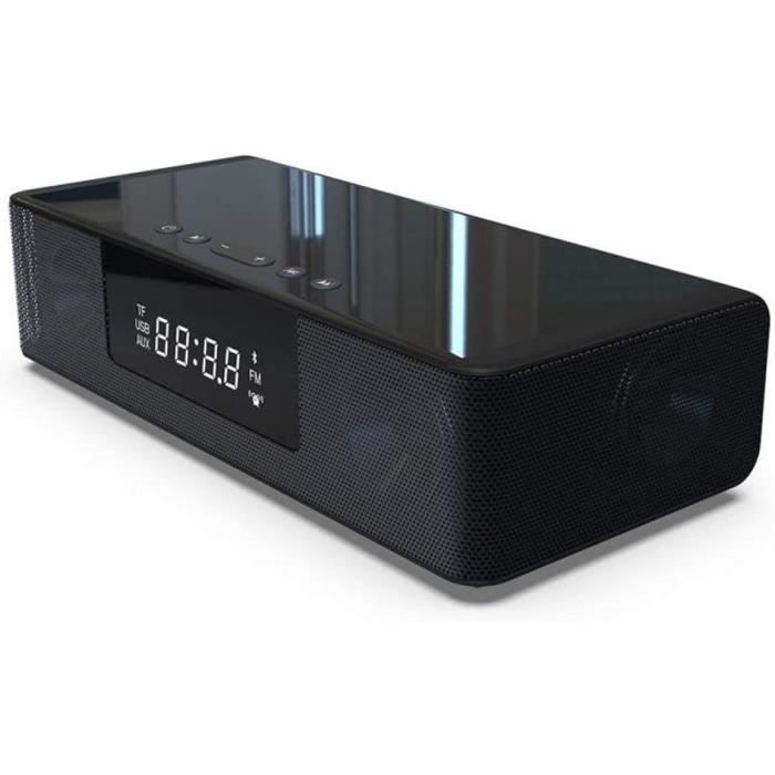 Haut-Parleur Bluetooth Intelligent Télécommande Radio Fm Double Réveil ...