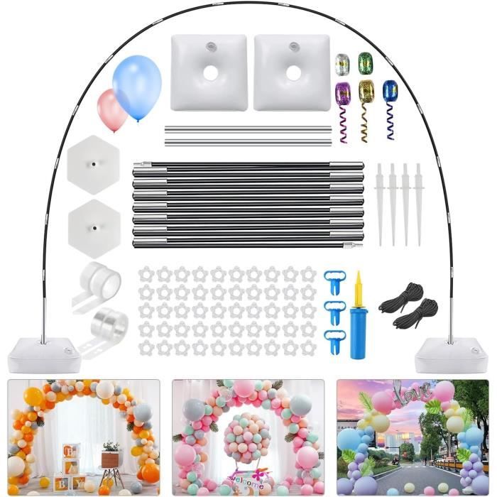 Kit D'Arche De Ballons Avec Base, Support De Ballons De 3 M De Haut ...