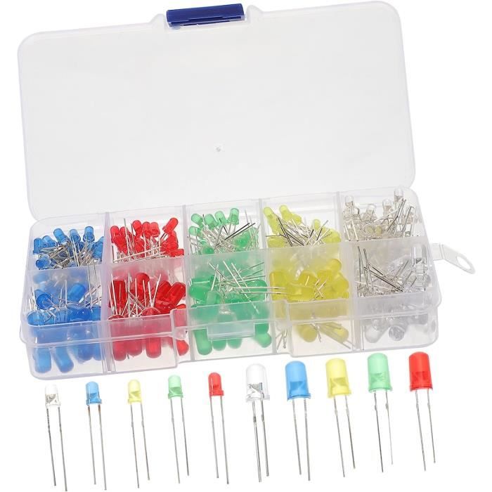 1 Set Kits Miniatures De Diodes Led Mini Ampoules Mini Pièces De Lampe ...