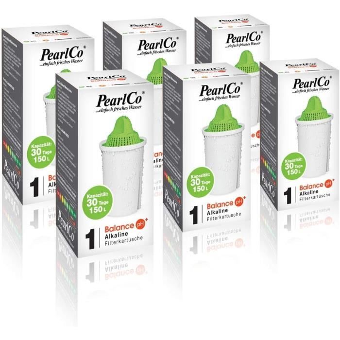 Alkaline Classic Pack De 6 Cartouches Filtrantes Pour Eau Alcaline ...