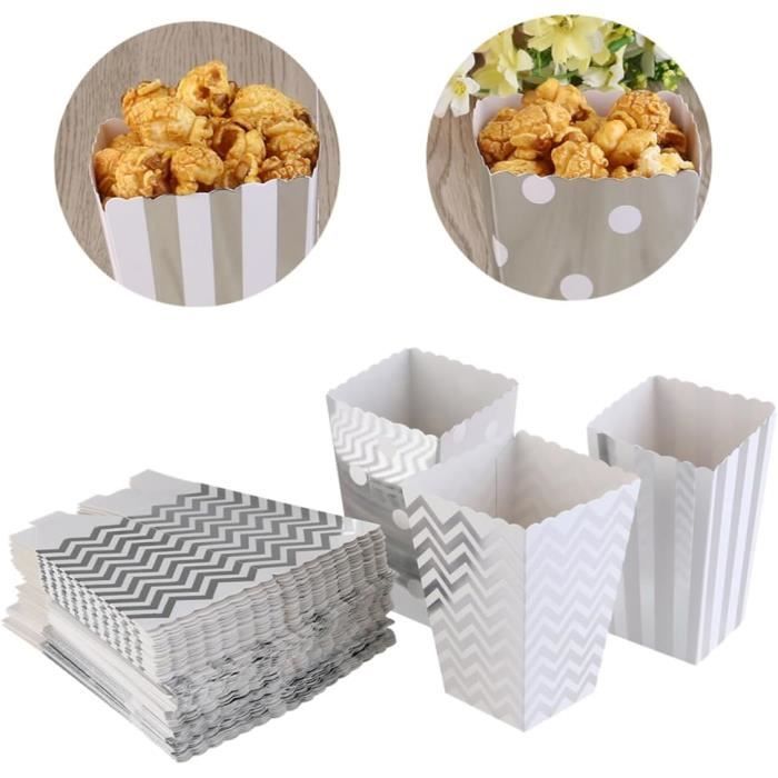 36 Pièces Boîtes De Pop-Corn Partie Cartons De Bonbons Boîte De Bonbons ...