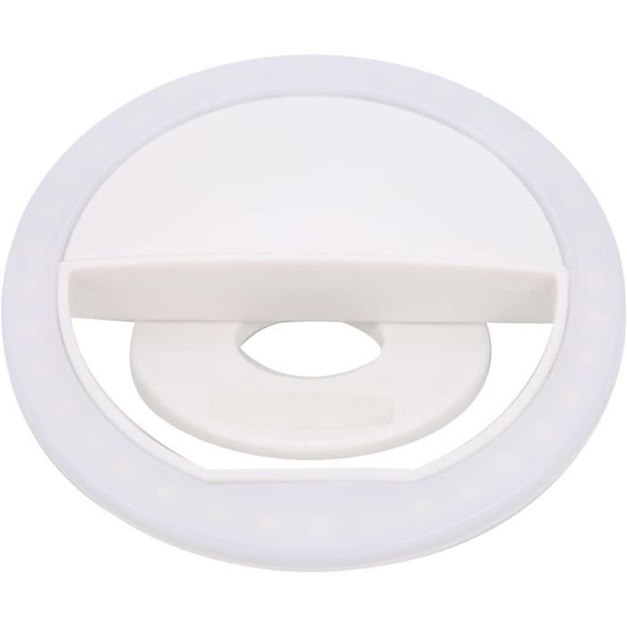Mini Ring Light TRAHOO - Réduit le bruit - Clip élastique ABS - Pour la ...