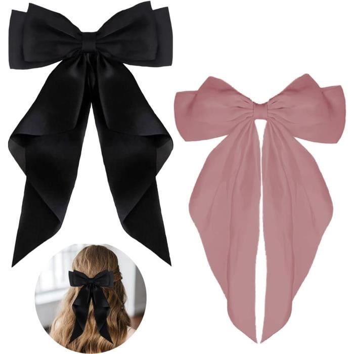 Grande pince à cheveux – Pince à cheveux avec nœud, grande pince à ...