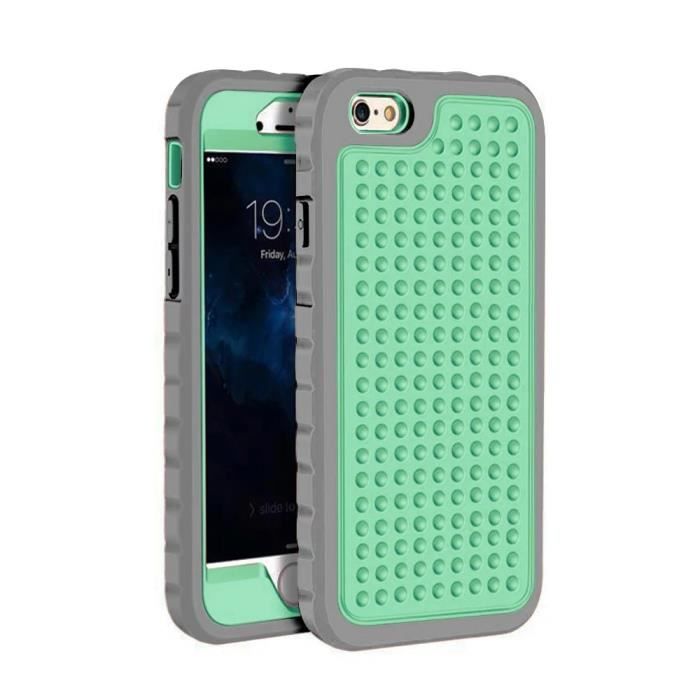Coque Protection Intégrale 360° iphone 6 Plus / 6s Plus - vert - Cdiscount Téléphonie