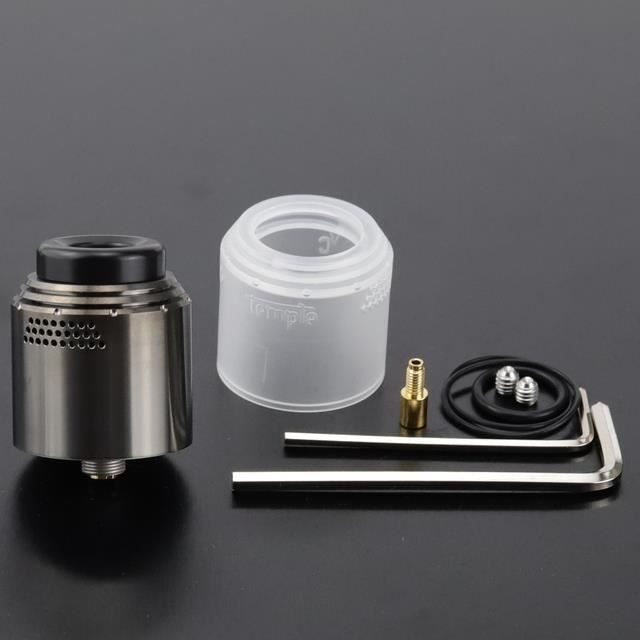 ALLUME-CIGARE,GunMetal--atomiseur RDA à double bobine de 28MM ...