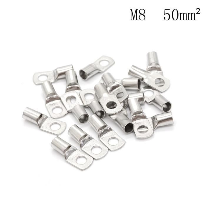 COSSE ELECTRIQUE,M8 50mm2--Bornes de batterie, 20 pièces-lot SC6 5-6 M4 ...
