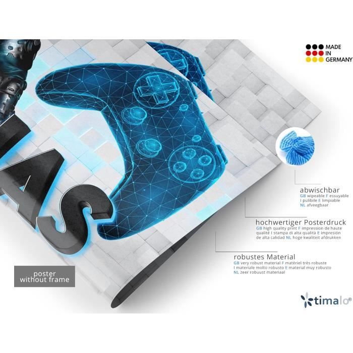 Tableau Mural - Poster De Jeu Personnalisable Avec Nom - Poster Mural ...