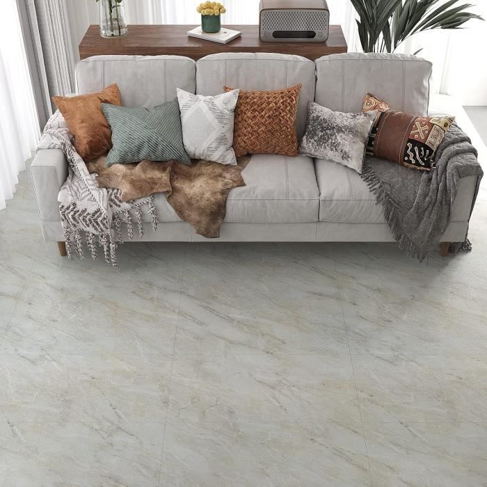 Dalle Pvc Adhesive Sol Beige Carrelage Adhesif Mural Cuisine ...