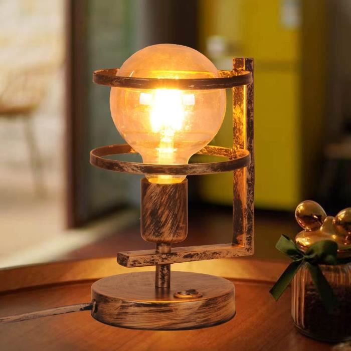 Lampe De Table Décorative,Rétro Atmosphère Lampe,Lampe De Bureau En ...