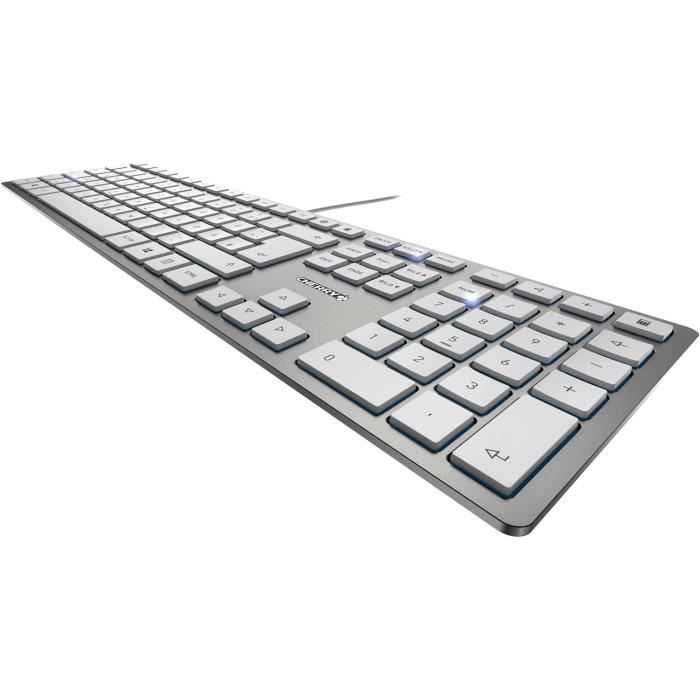 KC 6000 Slim, disposition internationale, clavier QWERTY, clavier ...