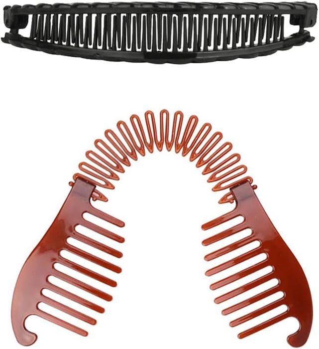 Pince Banane Cheveux Femme 12 Pièces Pinces à Cheveux Banane Barrettes ...