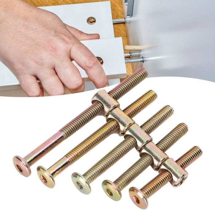 Kit d'écrou à vis M6 galvanisée pour assemblage de meubles - FDIT - 5 ...