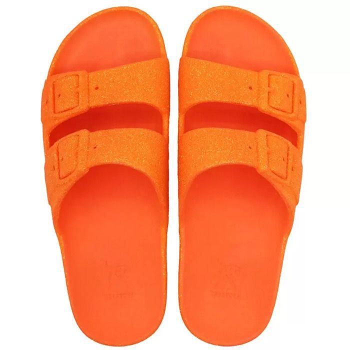 Sandales femme Cacatoès Neon orange fluo - Cdiscount Chaussures