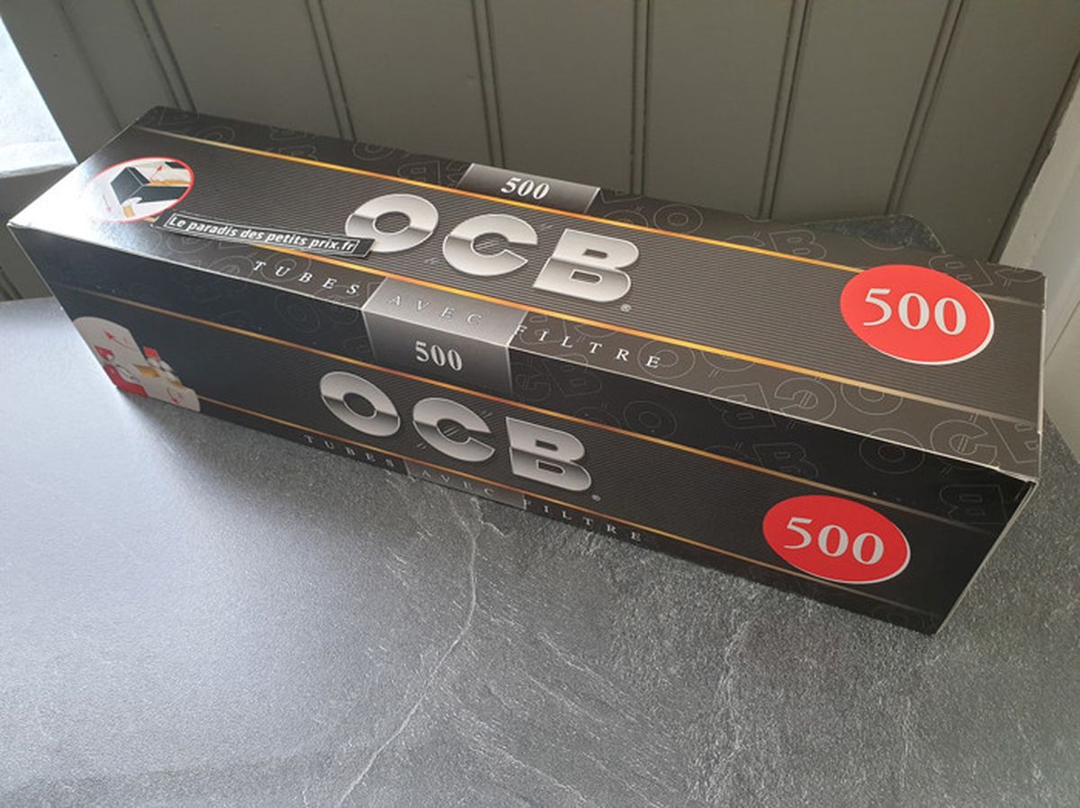 Tube Pour Cigarette ,500 Tubes Ocb ,Tubes À Cigarette Pour Toute ...