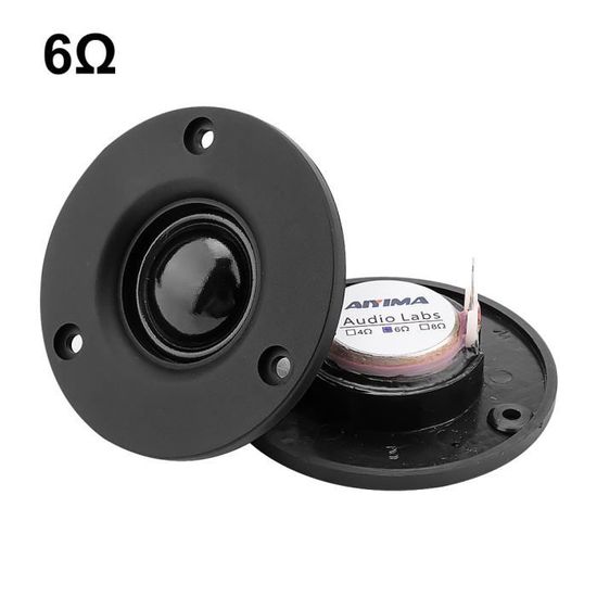 6 ohm tweeter - parleur pour Tweeter, 2 pièces, 3 pouces, 25 cœurs ...