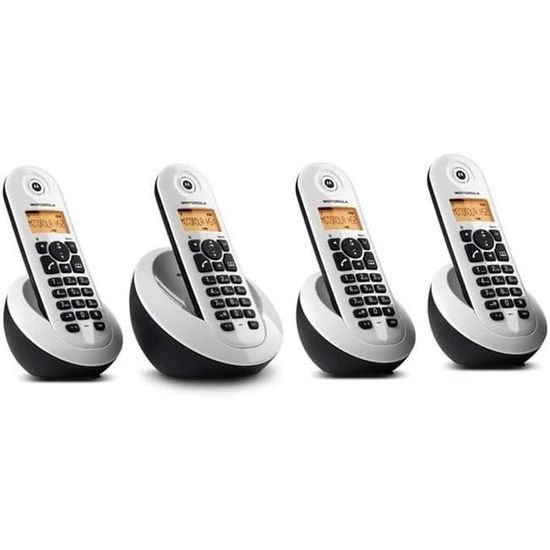 Ehskzjh Téléphone Téléphone Numérique Sans Fil, Design Élégant ...