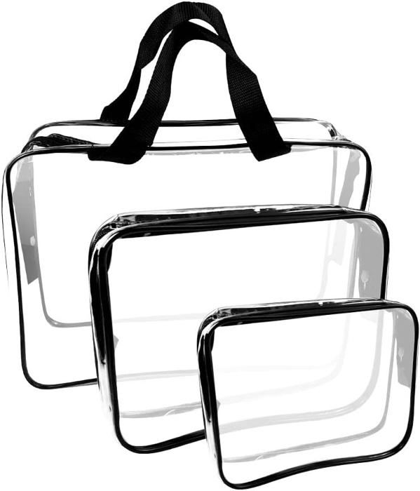 Trousse Transparente Voyage, Trousse Transparente 3pcs, Trousse de ...