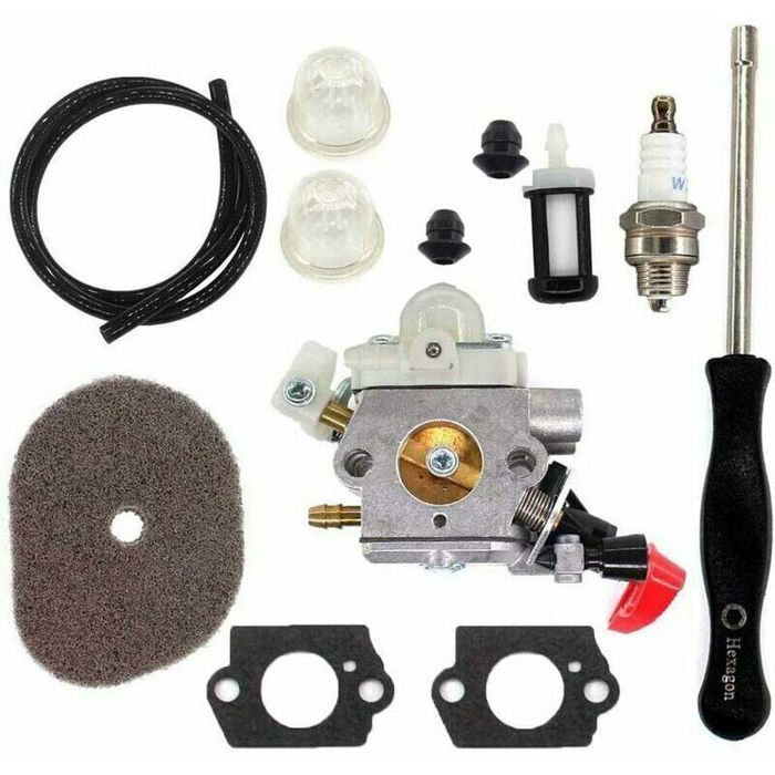 Carburateur avec filtre à air et clé spéciale pour Stihl FS40 FS50 FS56 ...