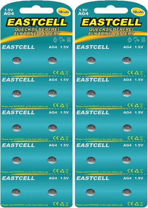 Lot de 20 piles bouton AG4 SR626SW - 377 piles SR 626SW V377 - 1,5 V ...