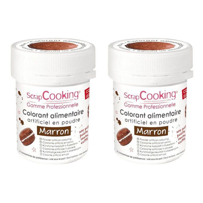 Colorant alimentaire en poudre 10 g - marron - Cdiscount Au quotidien
