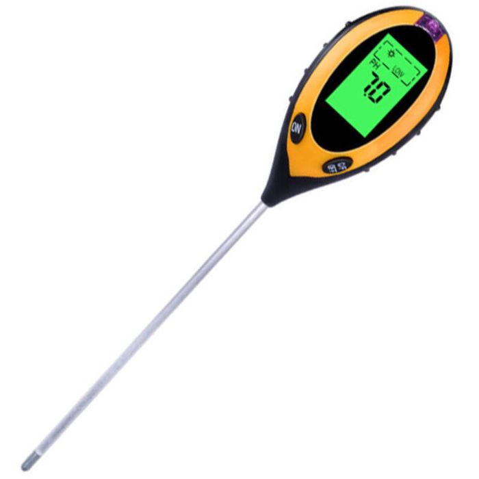 Testeur d'humidité de sol 4 en 1 - ZOR® - pH - Température - Soleil ...