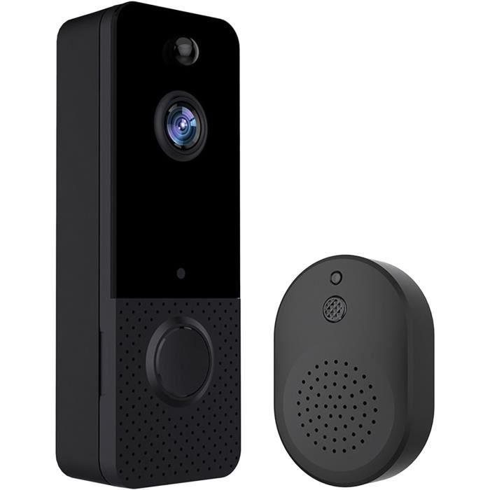 Sonnette Vidéo Wifi, Ip67 Étanche Sans Fil Interphone Caméra De ...