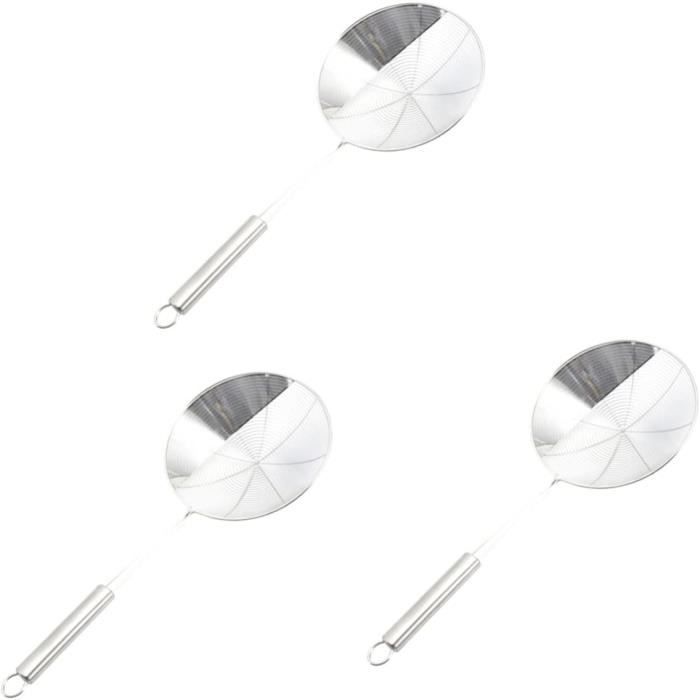 3 Pièces Cuillère À Fondue Grande Passoire Cuillère En Fil De Fer ...
