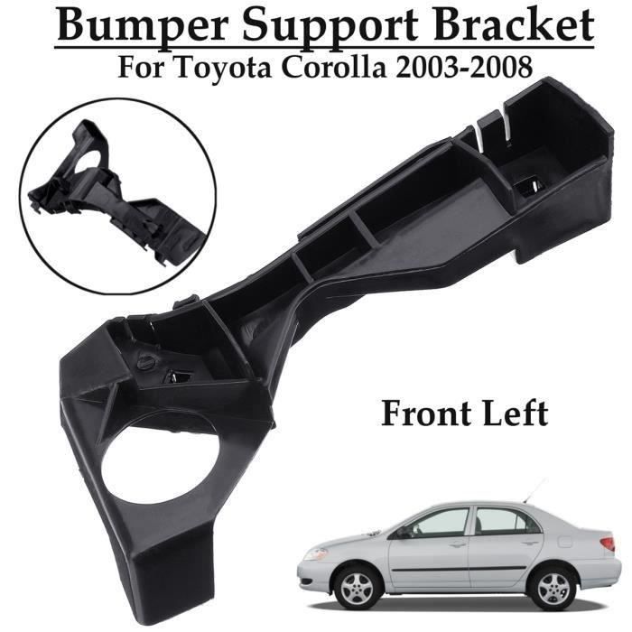 Support De Pare-chocs D'espacement Noir Avant Gauche Pour Toyota ...