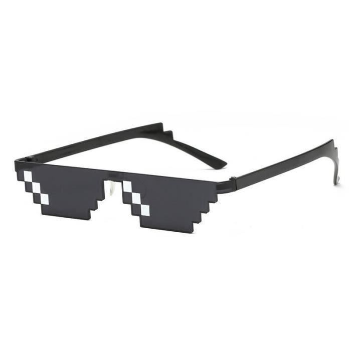 Lunettes de protection,Pixelated lunettes de soleil hommes femmes moto ...