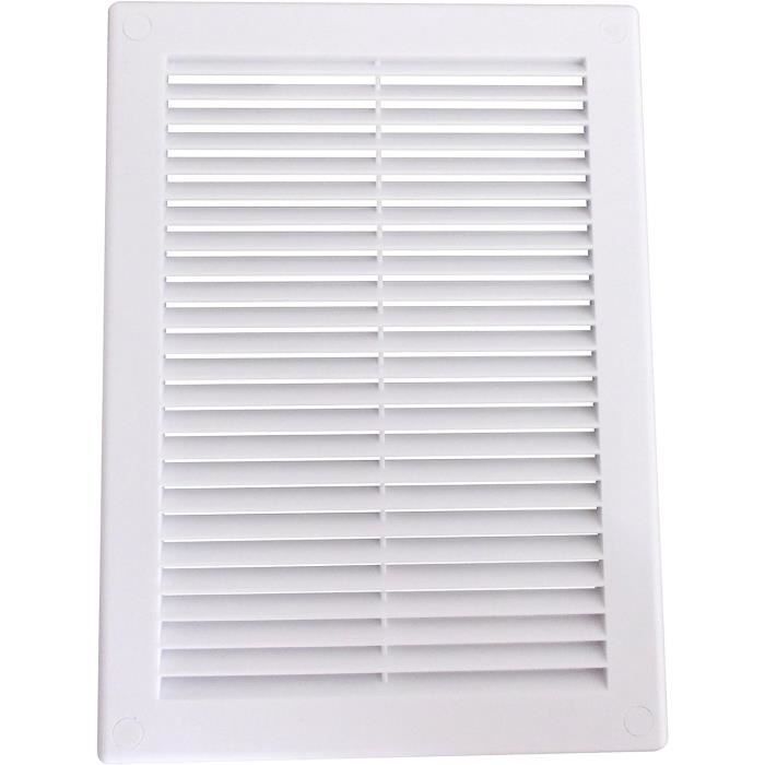 Cache En Plastique Blanc Pour Grille D'Aération Murale - 10,2 - 15,2 ...
