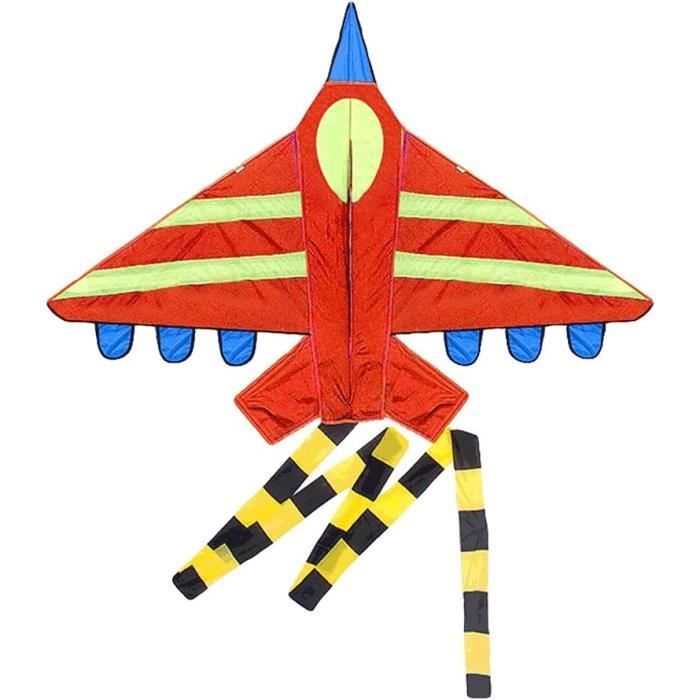 Cerf-Volant Pour Adultes Kite En Forme D'Avion Avec Queue De 300 Cm ...