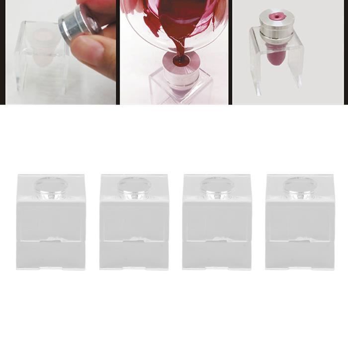 BIB® Support de rouge à lèvres bricolage 4 pièces bricolage support de ...