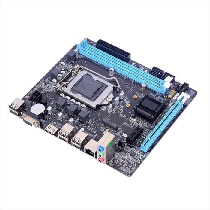 Carte mère M-ATX pour PC Ordinateur de bureau compatible avec les ...