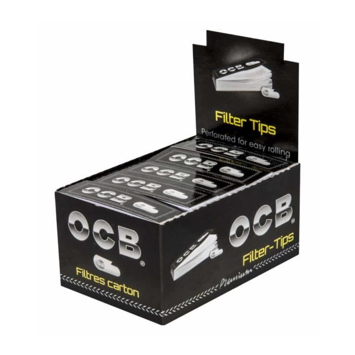 OCB - OCB Boite de 25 carnets de filtres tips cartons - 31435 ...