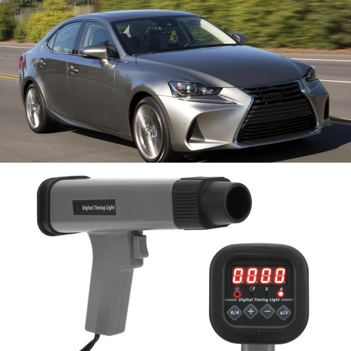 Qiilu Digital Engine Timing Light Inductive Strobe Timing Light 12V ...