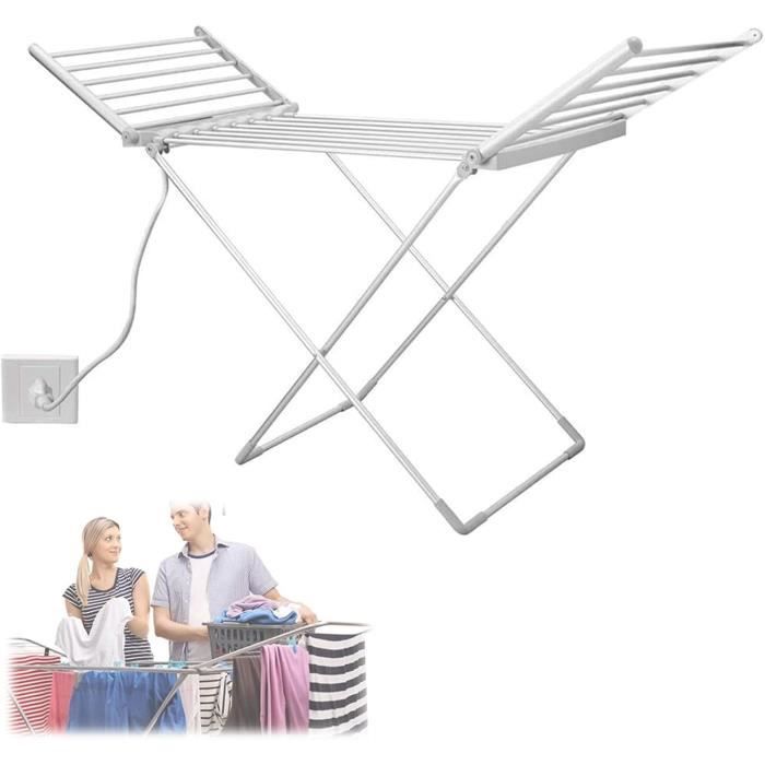 Ehskzjh Séchoir À Linge Électrique Pliable Et Chauffant, Séchoir ...